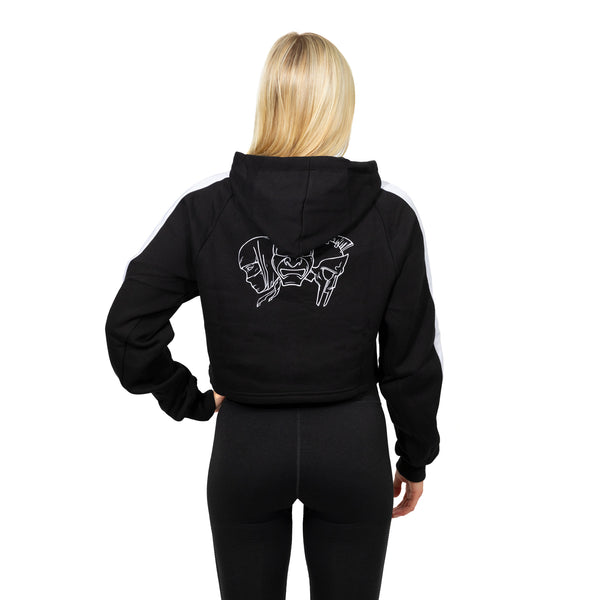 Gravity Fitness "LOGO" Ladies Cropped Hoodie - Gravity Fitness Equipment